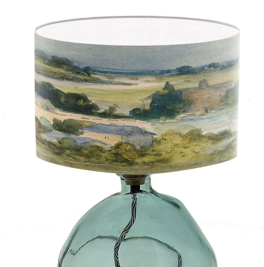Lampshade Watercolour Landscape Lampshade Fine Art Lamp Shade Gift ...