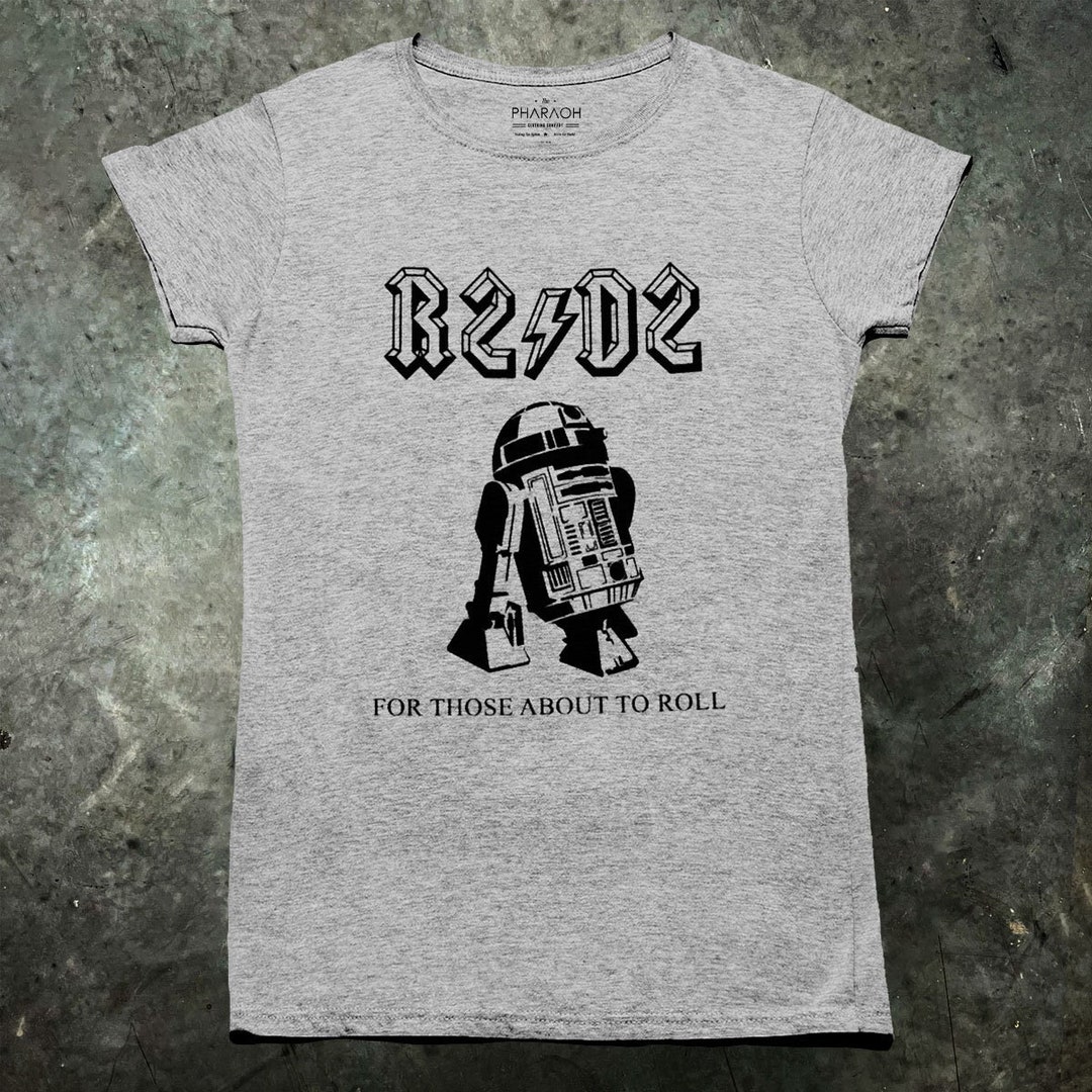 Womens R2 D2 / AC DC Ready To Roll Star Wars Inspired T Shirt - Etsy Italia