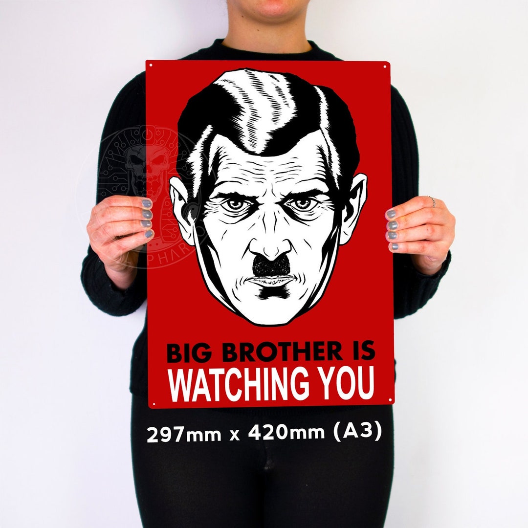 1984 Ingsoc BIG BROTHER Metal Movie Poster - Etsy
