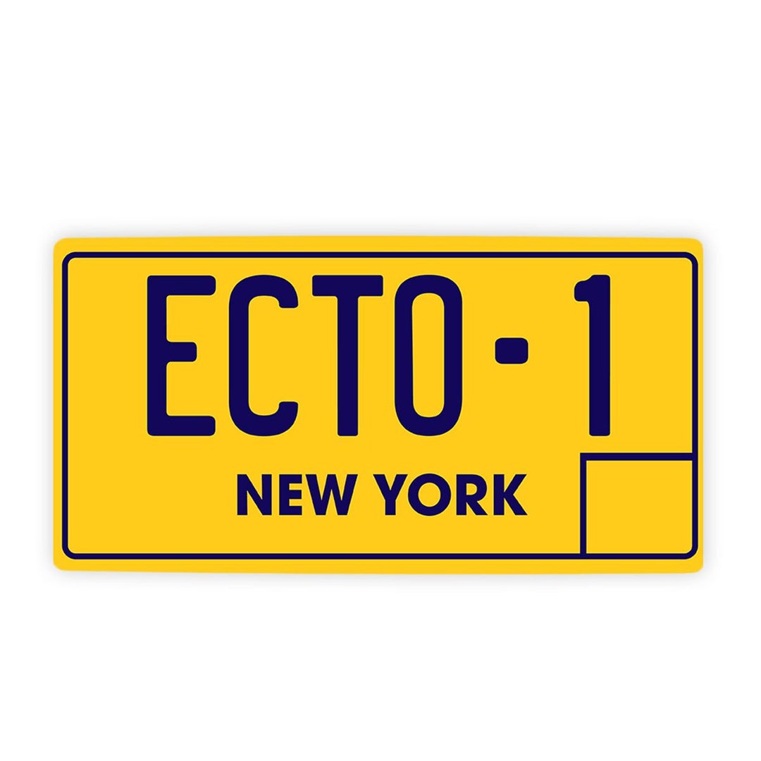 Ghostbusters Ecto 1 Number Plate - Etsy