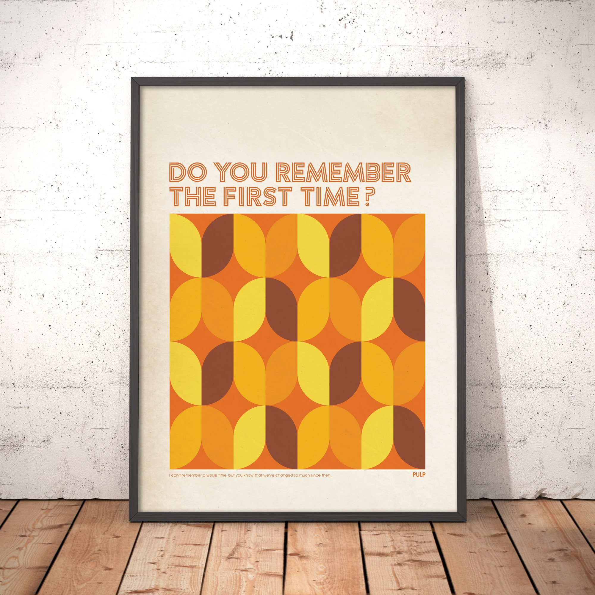 Pulp Do You Remember the First Time Art Print Music - Etsy Canada