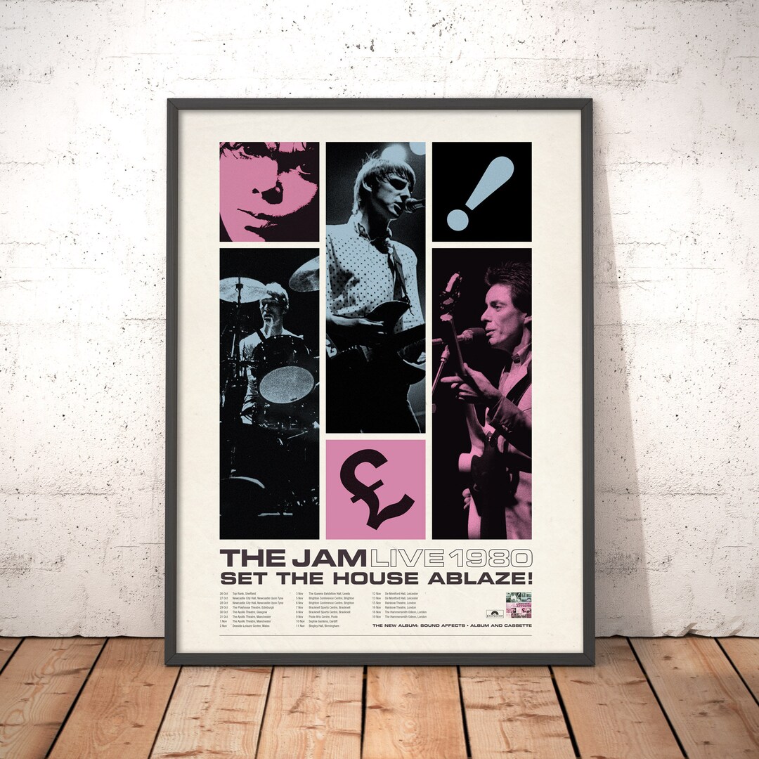 The Jam Sound Affects Tour 1980 Poster Art Print Music - Etsy
