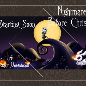 Nightmare Jack Skeleton Starting Soon Twitch - Etsy