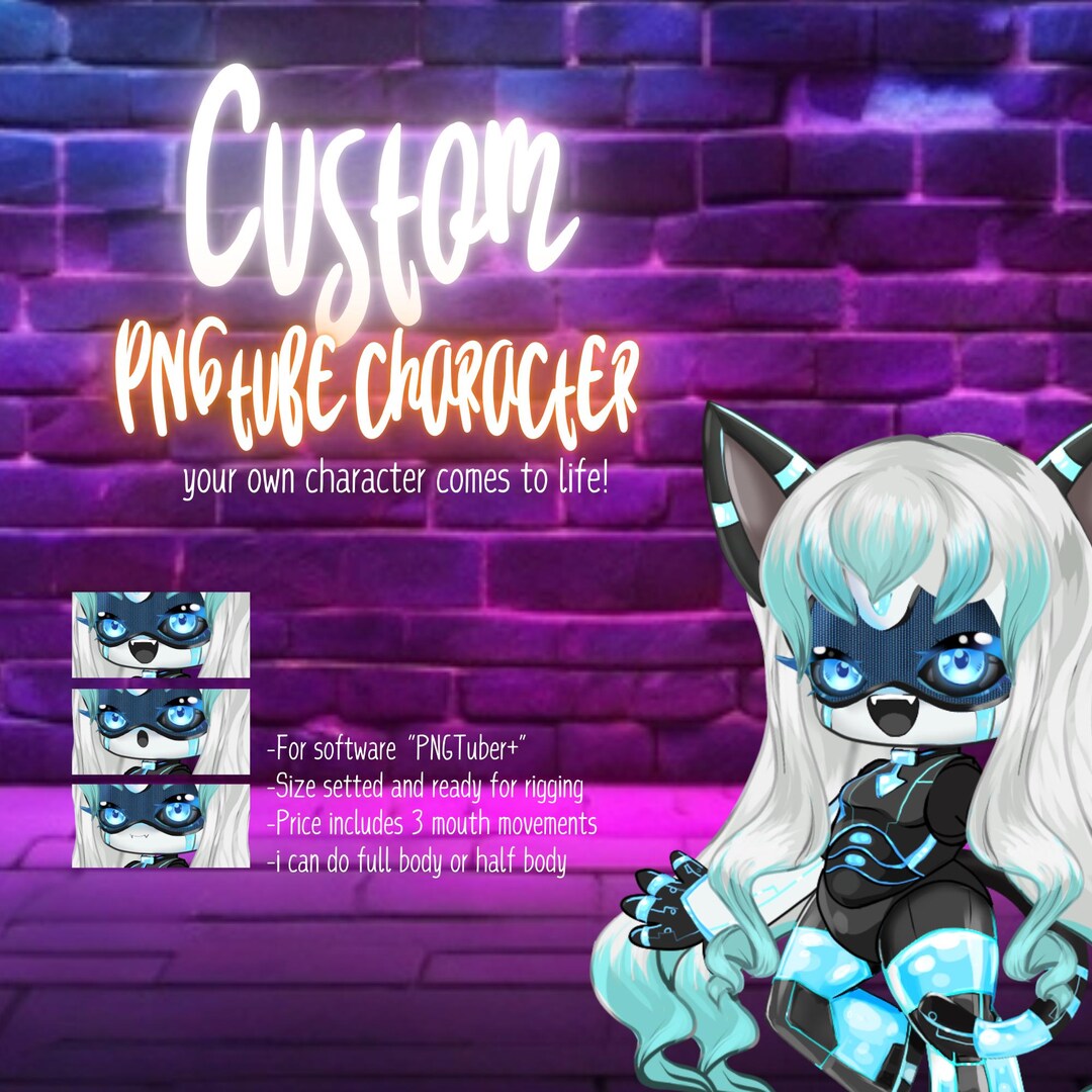 Custom Pngtuber, Pngtuber Font, Pngtuber for Stream Twitch Youtube ...