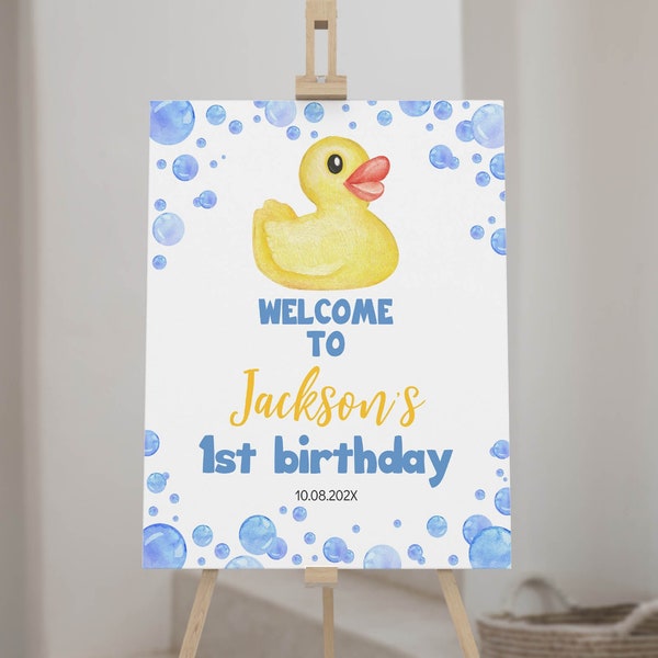 Duck Birthday Party Sign - Etsy