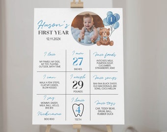 Bear Birthday Board - Etsy