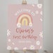 EDITABLE Daisy Welcome Sign, Boho Rainbow 1st Birthday Decor, Daisy 1st ...
