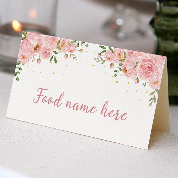 Buffet Name Tags - Etsy