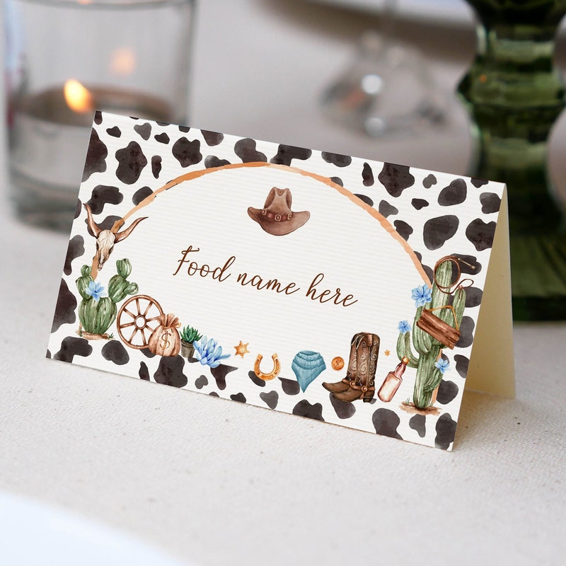 My 1st Rodeo Food Labels - Etsy