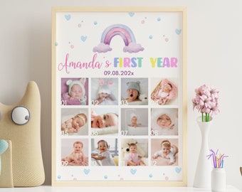 12 Month Template | Etsy