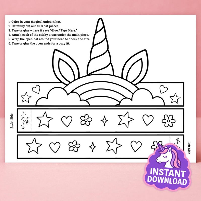 Unicorn Headband - Etsy