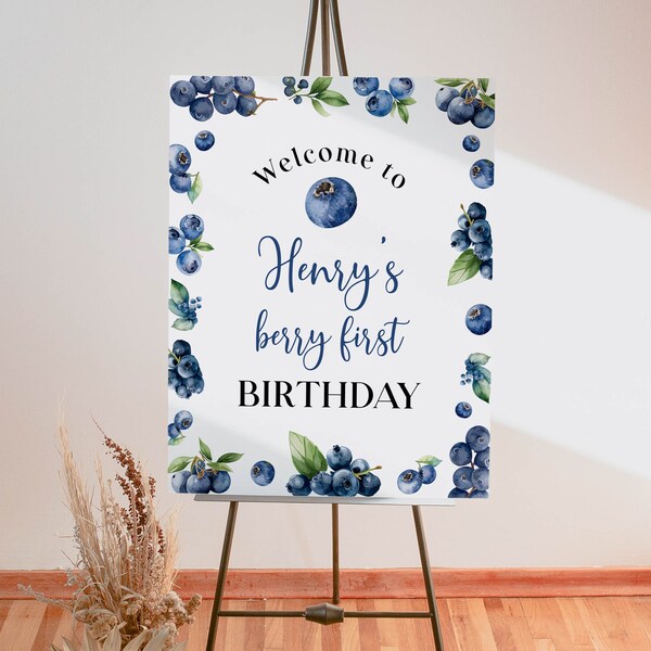 Blueberry Birthday - Etsy