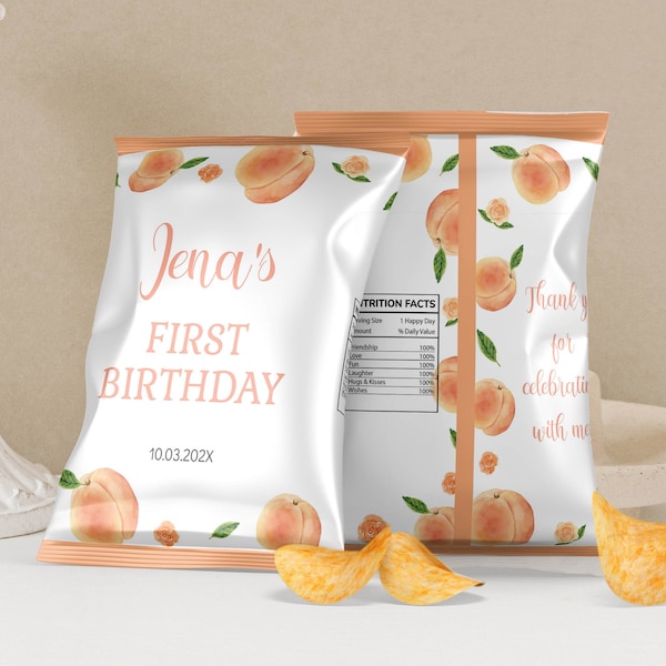 Peach Paper Plates - Etsy