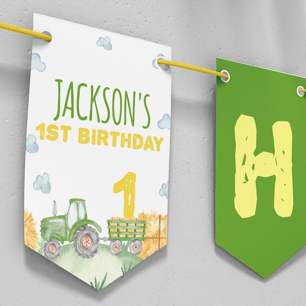 Tractor Banner - Etsy