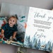 EDITABLE Winter Onederland Thank You Card, Winter 1st Birthday Thank ...