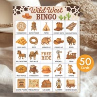 Texas BINGO Game -western, Rodeo, Cowboy, Symbols, Go Texan Day- Class ...