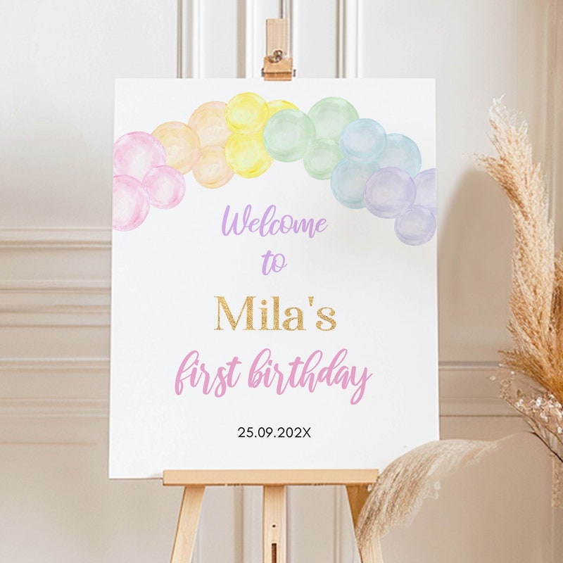 Rainbow Welcome - Etsy