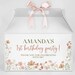 EDITABLE Wildflower Birthday Girl Gable Gift Box Label Boho - Etsy