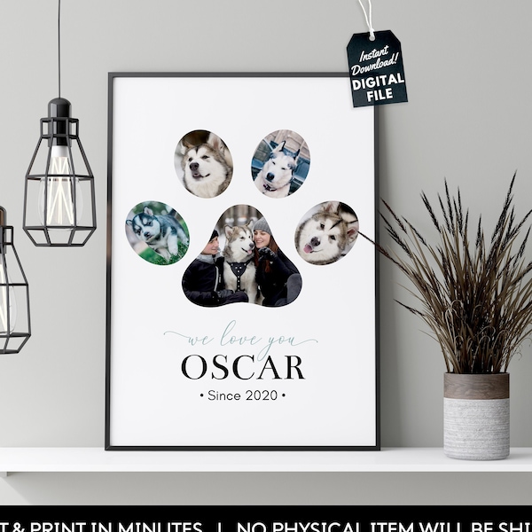 Dog Photo Collage - Etsy