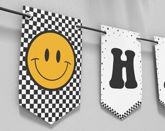 Printable Birthday Face Banner - Etsy