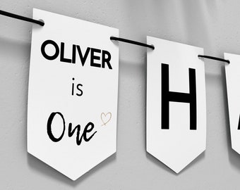 Simple Happy Birthday Banner - Etsy