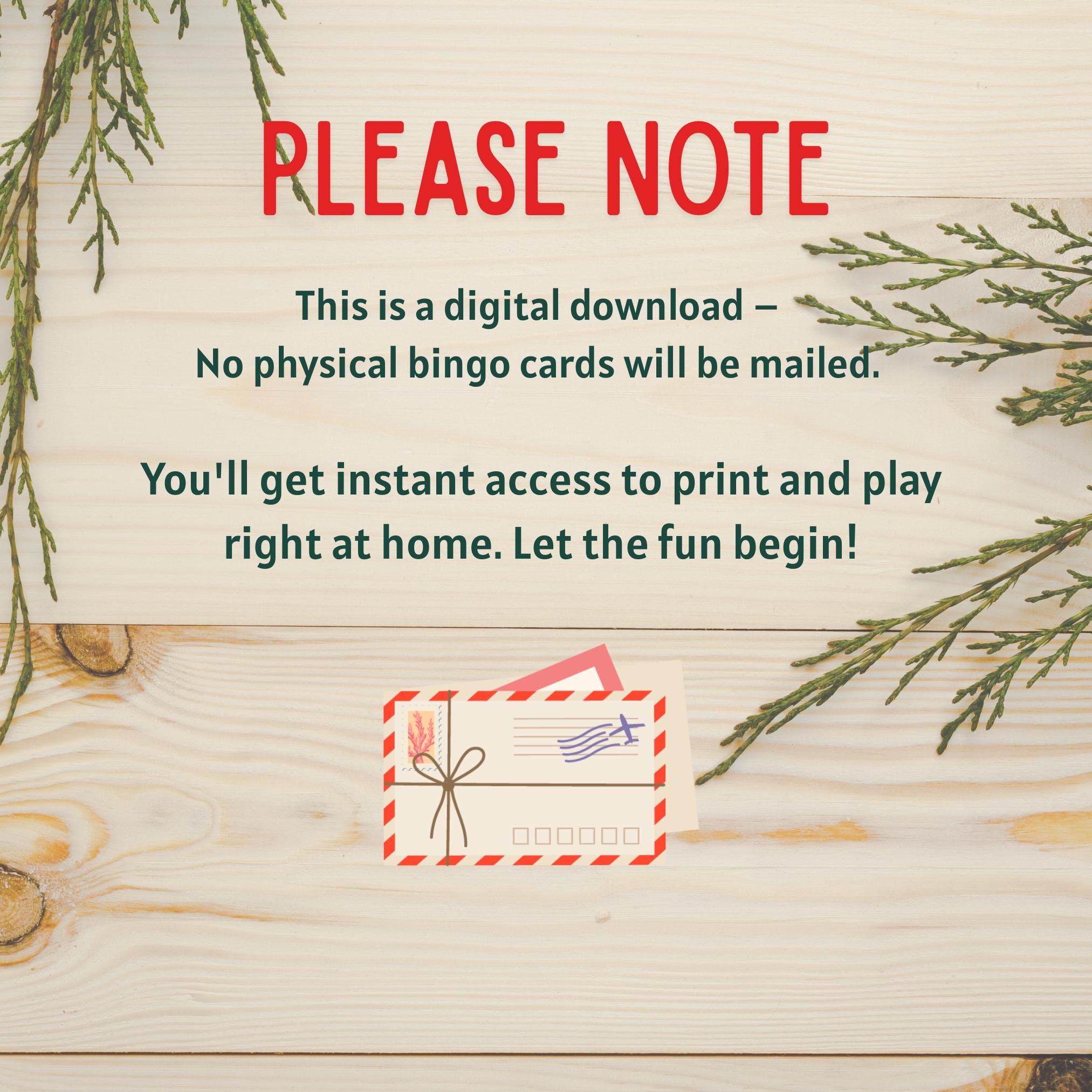 Christmas Bingo Game Printable for Kids, 50 Bingo Cards Party Game ...