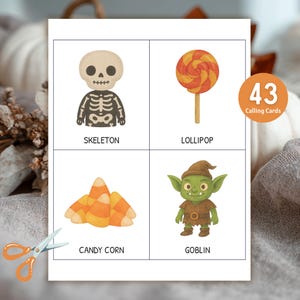 Printable Halloween Bingo Cards, Fun Halloween Party Game for Kids ...