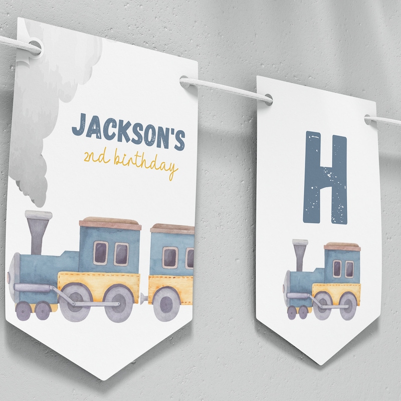 Train Birthday Decorations - Etsy