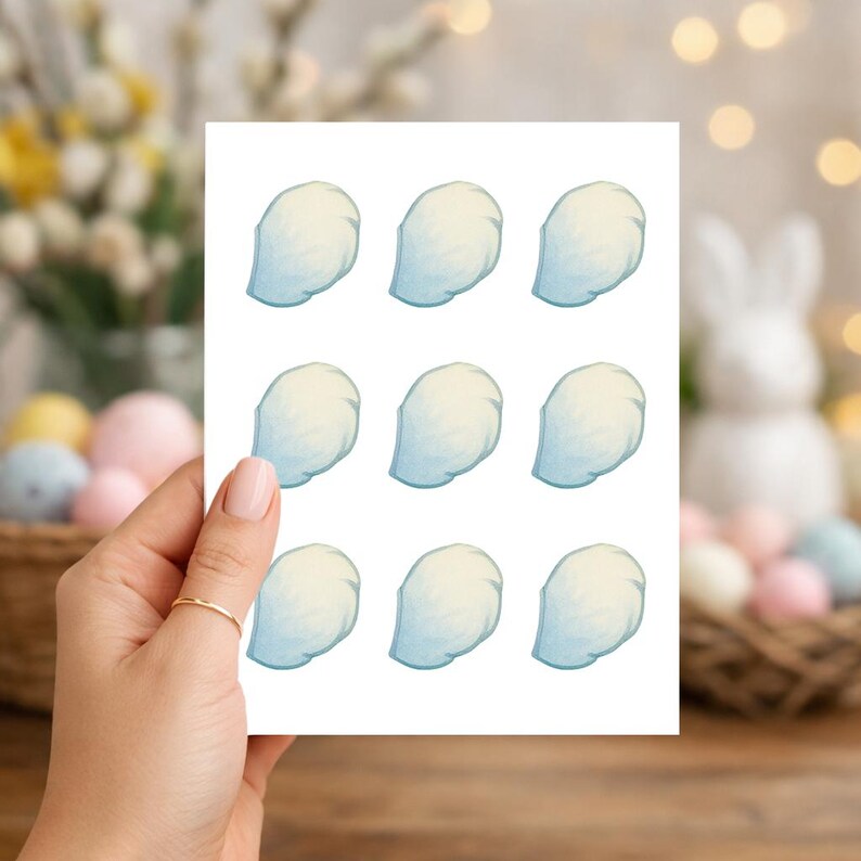 Pin the Tail on the Easter Bunny Game Printable | Easter Party Game for ...