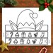 Printable Elf Hat Craft | DIY Christmas Activity | Instant Download ...