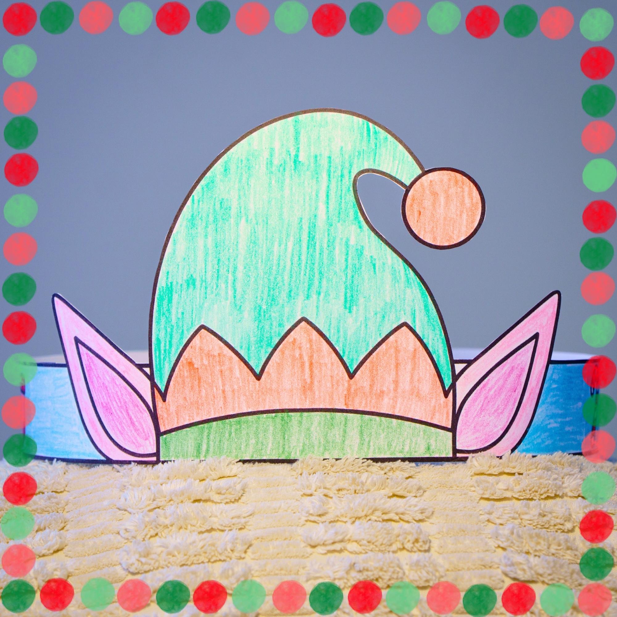 Christmas Hat Craft 3 Pack – Printable Paper Hats for Kids – Reindeer ...