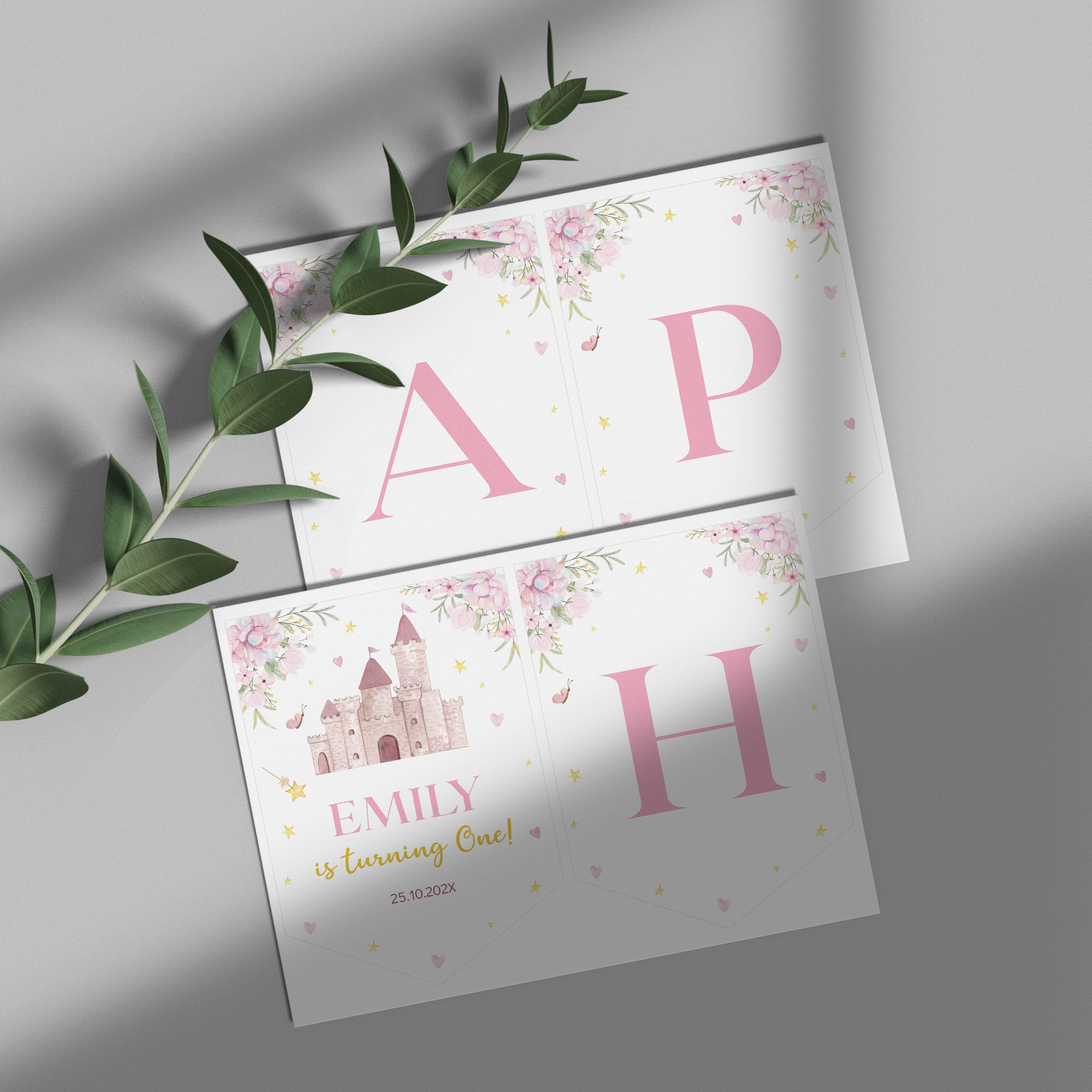 Editable Princess Birthday Party Banner Princess First - Etsy