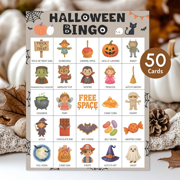 Halloween Bingo - Etsy