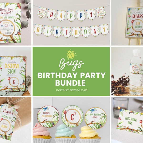 Insect Party Decorations - Etsy