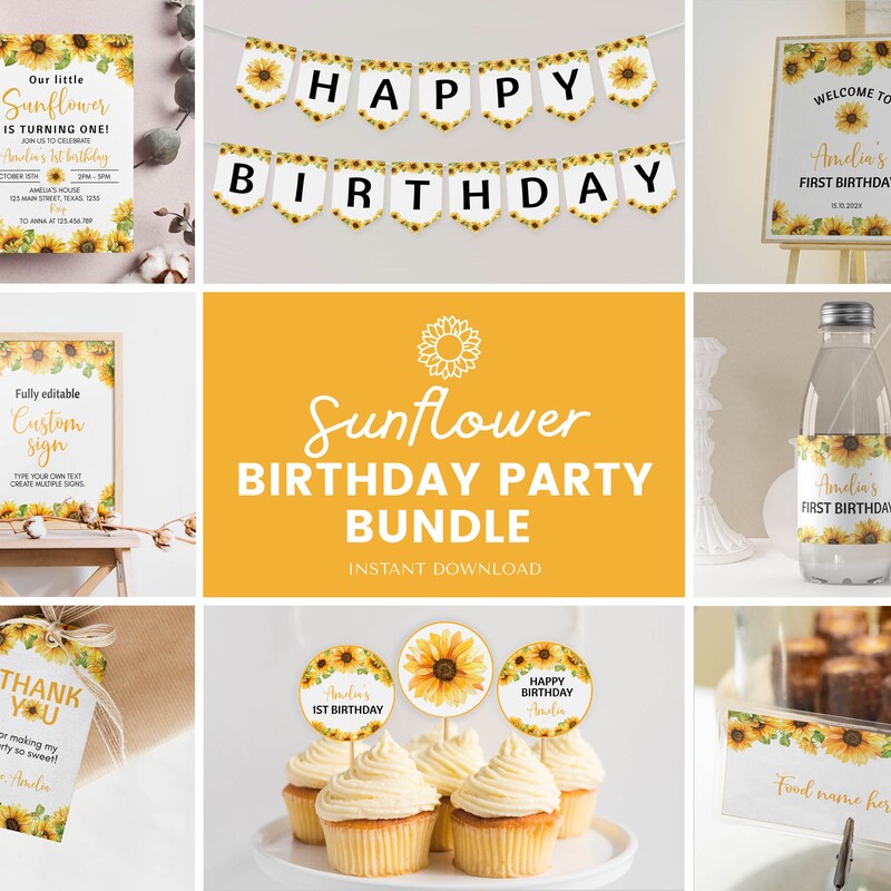 Sunflower Party - Etsy