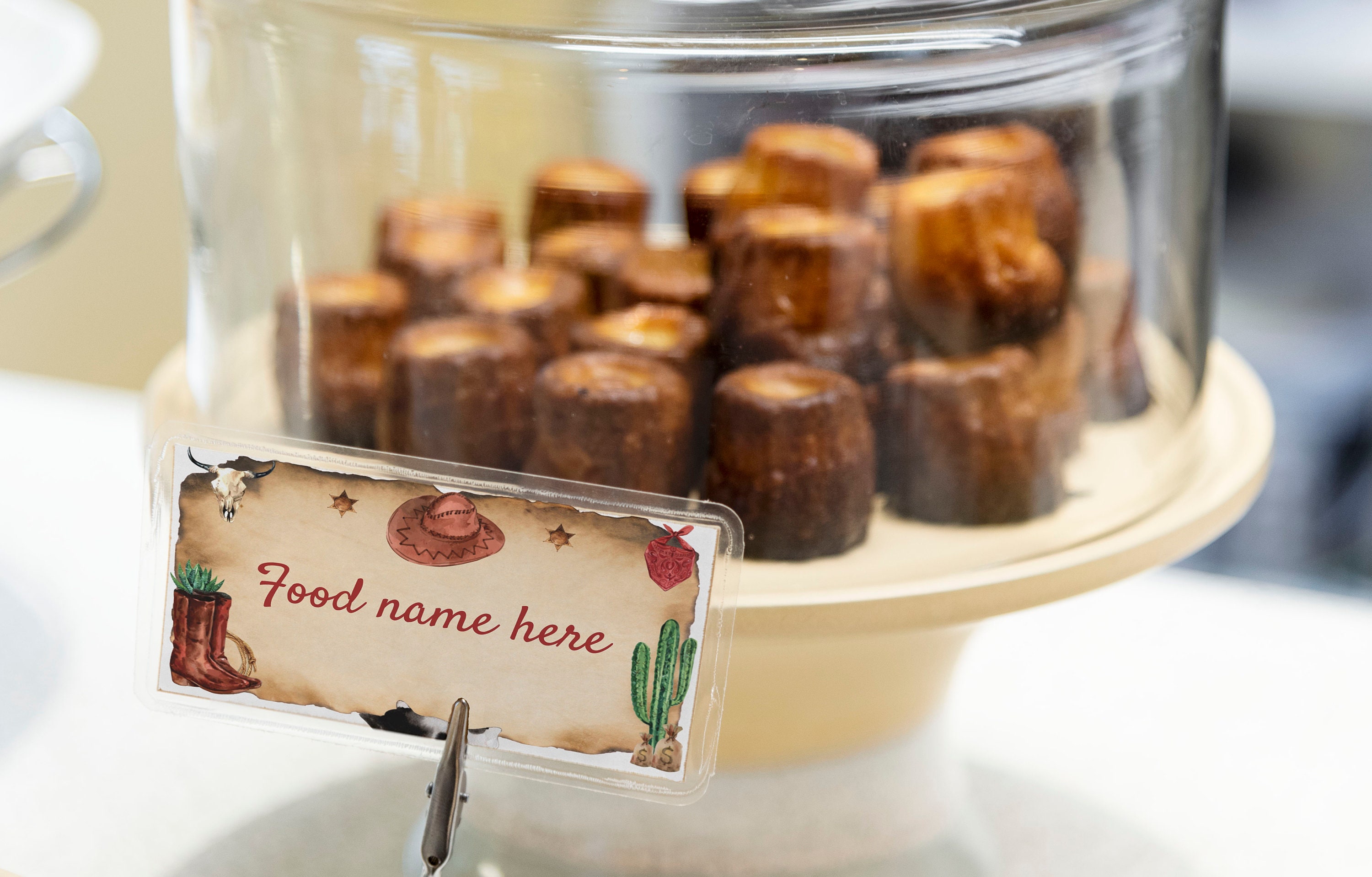 EDITABLE First Rodeo Birthday Food Tent Card Cowboy 1st - Etsy