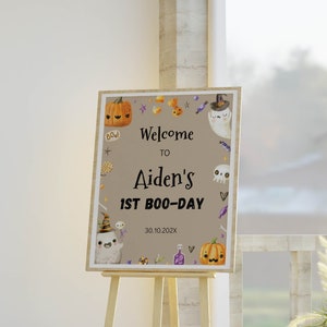 Editable Spooky One Birthday Invitation Bundle, Halloween 1st Birthday ...