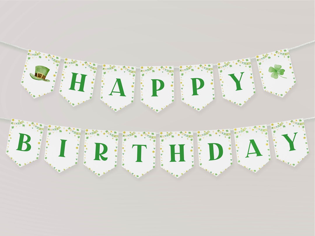 Editable Lucky One Birthday Banner, Lucky One Birthday Decor, Boy 1st ...