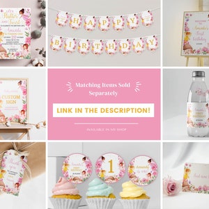 EDITABLE Fairy Birthday Water Bottle Labels, Enchanted Fairy Birthday ...