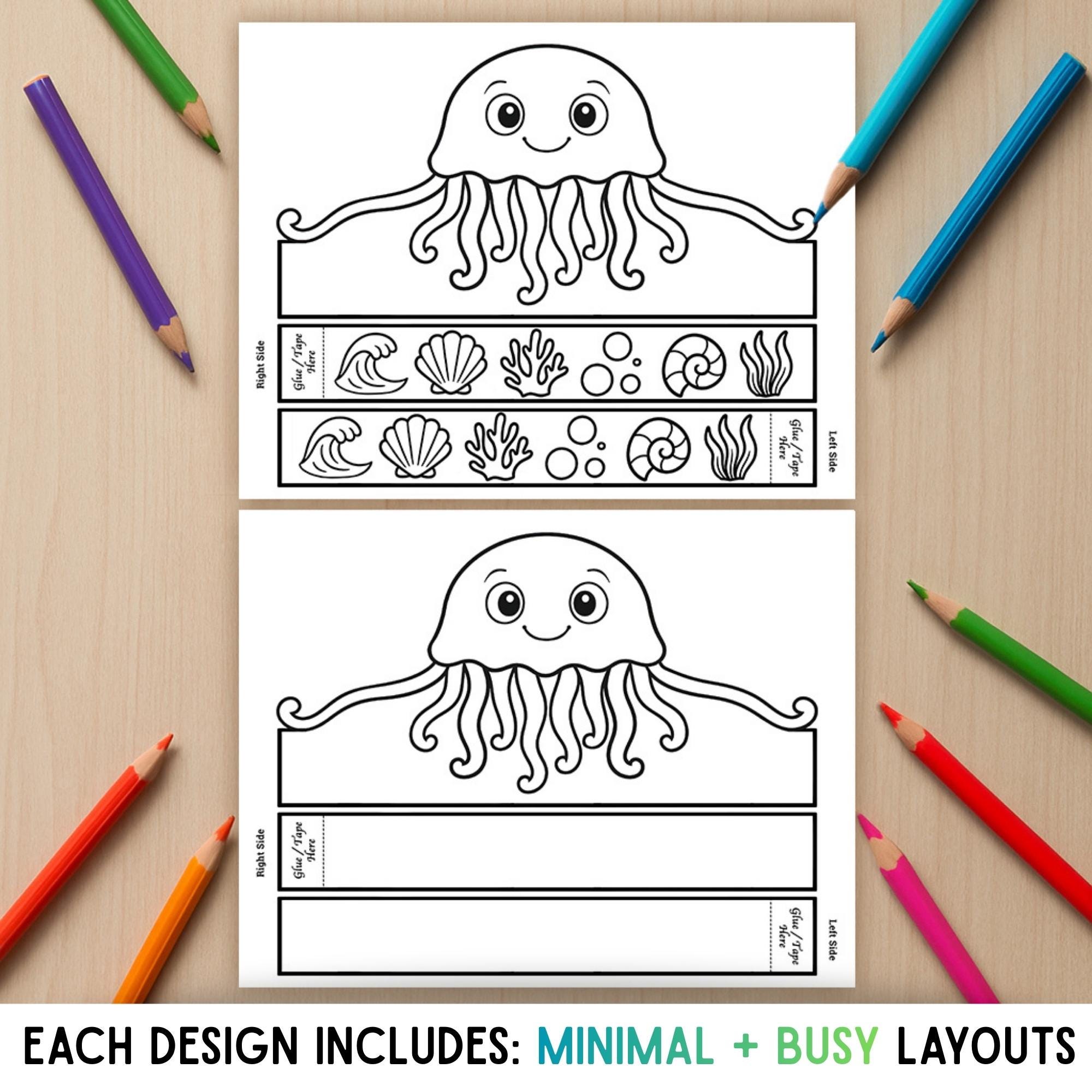 3 Ocean Party Hats Pack | Under the Sea Birthday Party Activity | Ocean ...