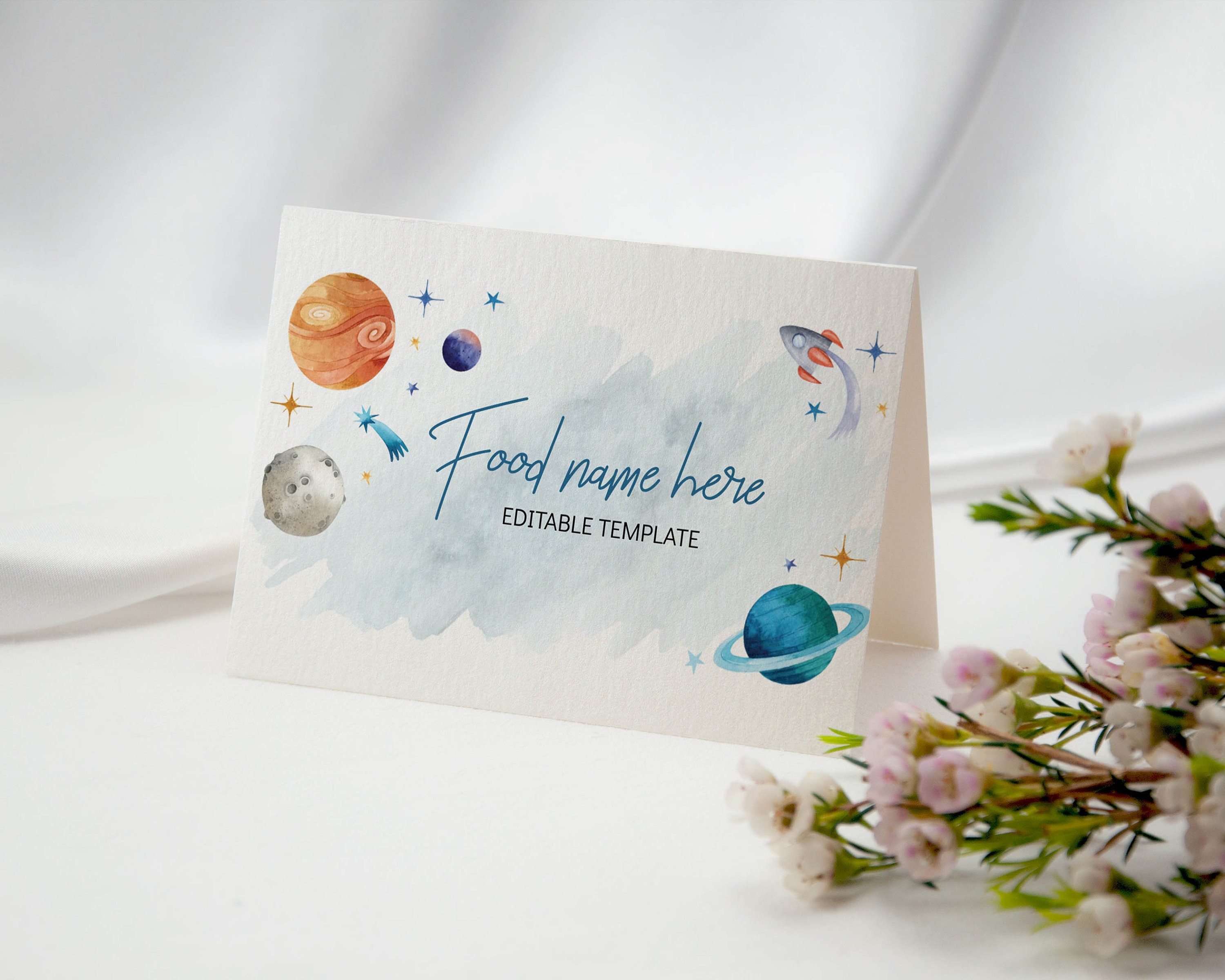 EDITABLE First Trip Around the Sun Birthday Food Label - Etsy