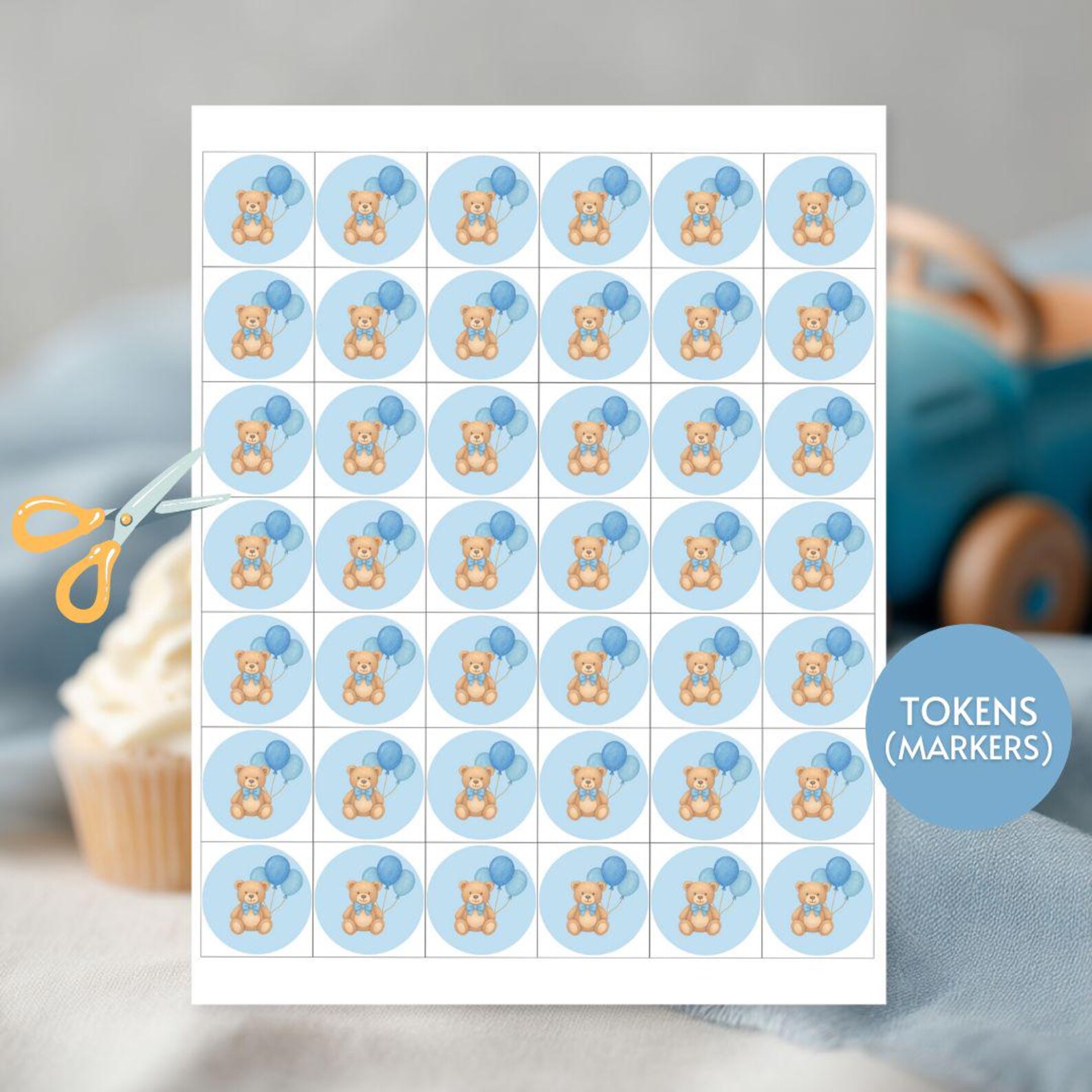 Boy Baby Shower Bingo Cards, Baby Boy Shower Bingo Game, Fun Baby ...
