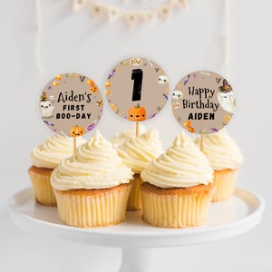 Editable Spooky One Birthday Invitation Bundle, Halloween 1st Birthday ...