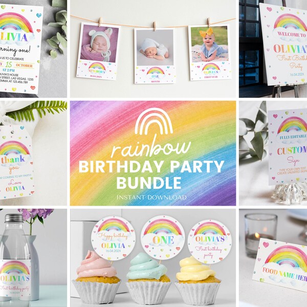 Rainbow Party - Etsy