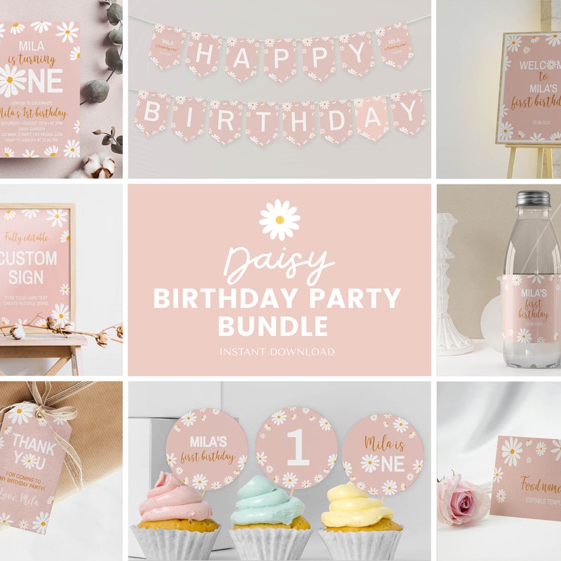 Daisy 1st Birthday - Etsy Australia