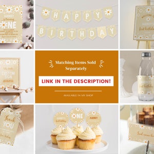 Retro Daisy Birthday Party Welcome Sign, Daisy Birthday Sign, Boho ...