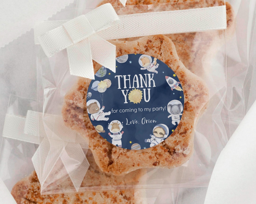 First Trip Around the Sun Birthday Favor Tag, Outer Space Birthday ...