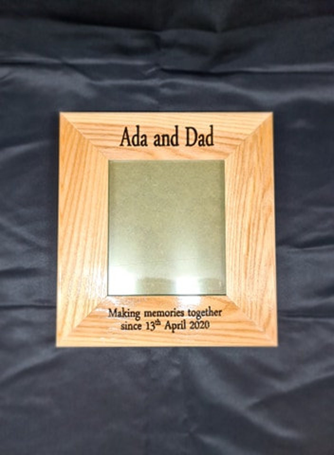 Personalised Ash Wood Photo Frame - Etsy