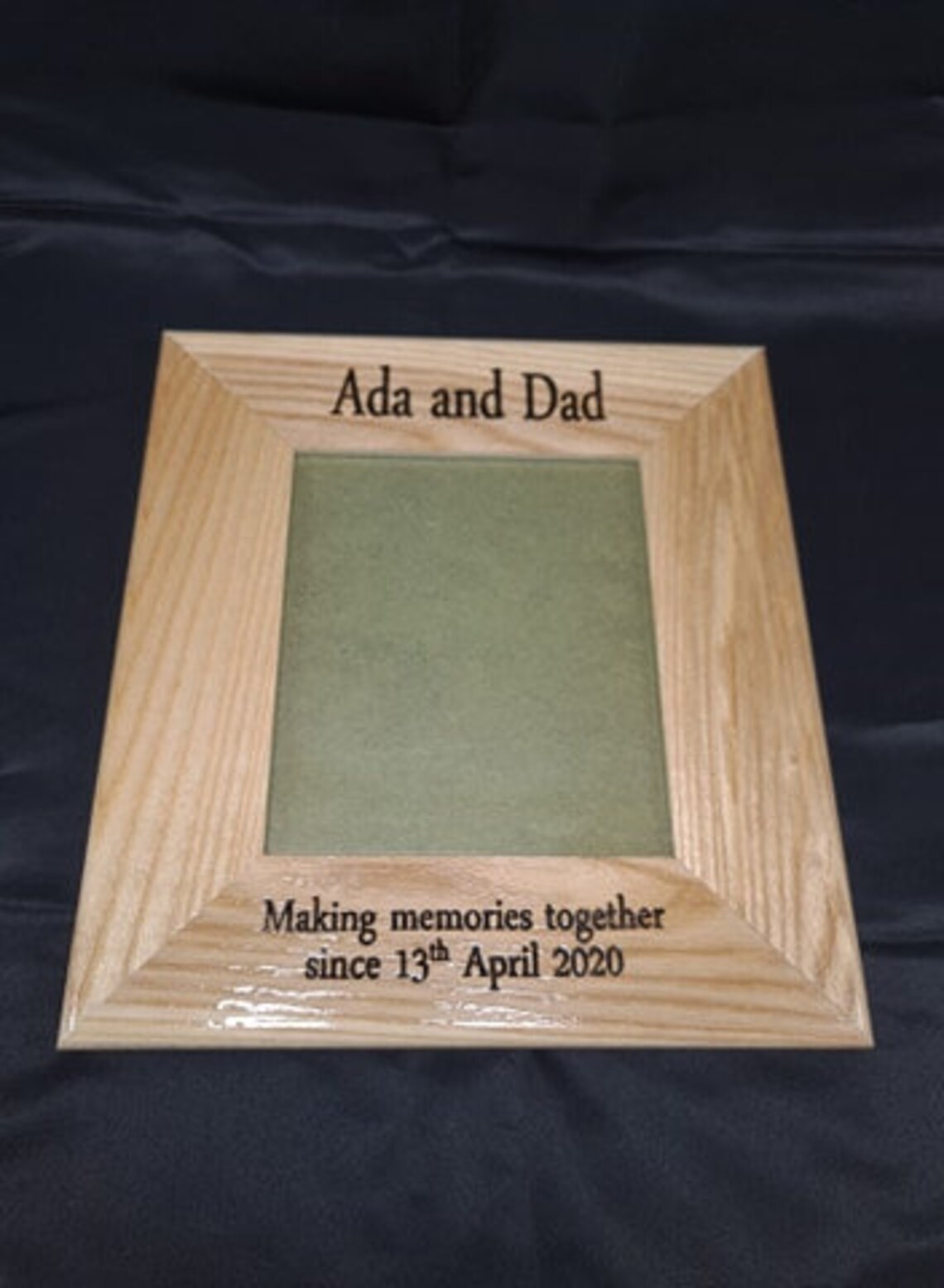 Personalised Ash Wood Photo Frame - Etsy