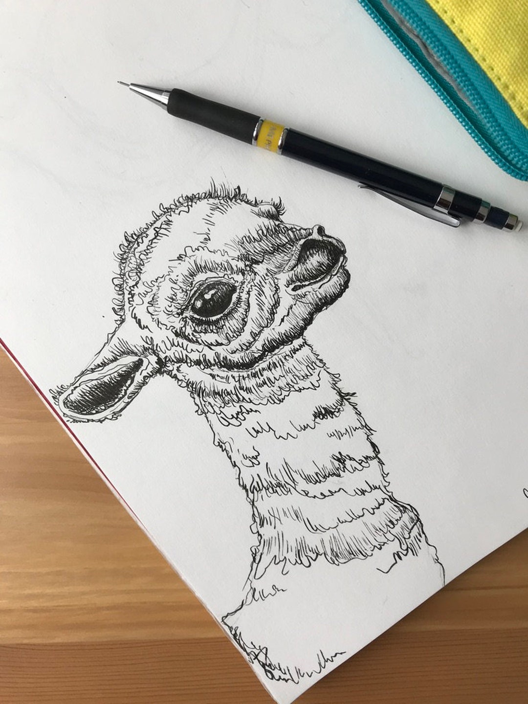 Lamb Print, Nursery Decor, Farm Animal Prints, Cute Animal, Black and ...